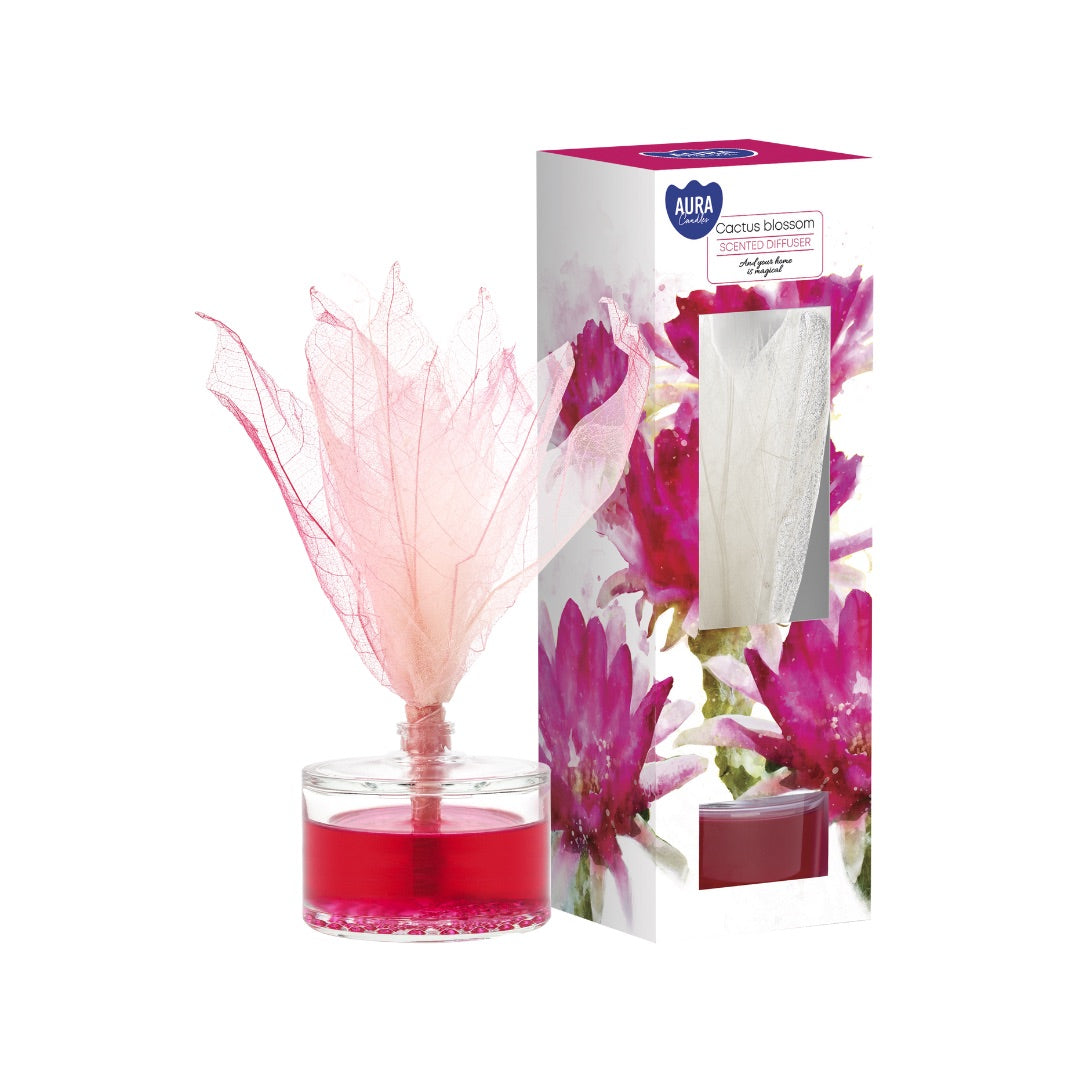 Leaf Reed Diffuser - CACTUS BLOSSOM - 50ml Perfume Replica (Dupe Scent ...